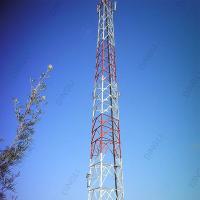 China 15m-120m Angle Steel Telecom Tower Communication Network Construction for sale