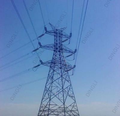 China Galvanized Self Supporting Angle Steel Tower Telecom Radar Telecommunication Tower for sale