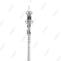 China Plated Self-Supporting Steel Zinc Mobile Pole Communication Tower for sale