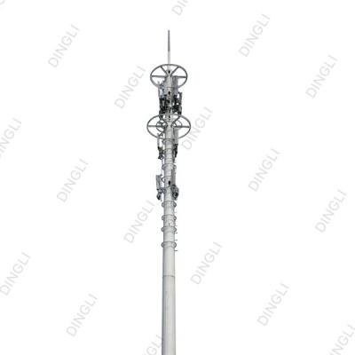 China Plated Self-Supporting Steel Zinc Mobile Pole Communication Tower for sale