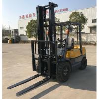 China Isuzu C240 Engine 3 Ton Steel and Rubber Counterbalanced Diesel Forklift Truck CPCD30 for sale