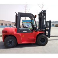 China 7 Ton Diesel Forklift Truck with Duplex Triplex Mast and Clamp Engine Japanese Isuzu for sale