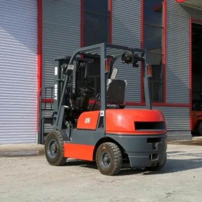 China 2 Ton Diesel Forklift with 3m 3.5m 4m 4.5m 5m 5.5m 6m 7m Mast and Tcm/Linde/Yale/Toyota/Crown/Hyster/Heli/Ep/Hangcha for sale