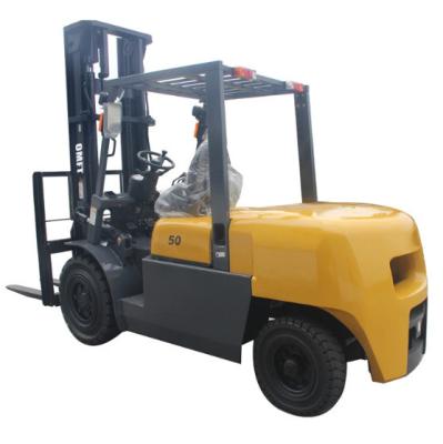 China Steel Rubber 5t Diesel Forklift Truck with Ce Approved Cpcd50 Fd50 OEM and Spare Parts for sale