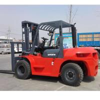China 7ton Mitsubishi Isuzu Engine Forklift Truck with Triplex Full Free Mast and Clamp for sale