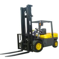 China Forklift Truck with Triplex Full Free Mast and Clamp 4.5ton Mitsubishi Isuzu Engine for sale