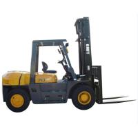 China 7ton Mitsubishi Isuzu Engine Forklift Truck with Triplex Full Free Mast and Clamp for sale