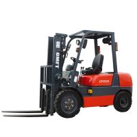 China CPCD25 2.5ton Diesel Forklift with Triplex Container Mast and Side Shifter for sale