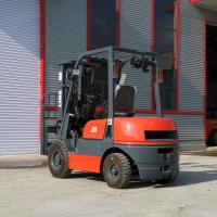 China 2100mm Min. Width Cpcd25 Diesel Forklift Truck 2.5ton with 3m 3000mm Duplex Free Lift for sale