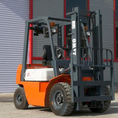China 2.5 Ton Four Wheel Diesel Forklift Truck Warehouse Forklift with Durable Construction for sale