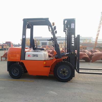 China 3.5 Ton Diesel Forklift Truck with 1070mm Fork and Lift Height 3m-7m Smooth Operation for sale