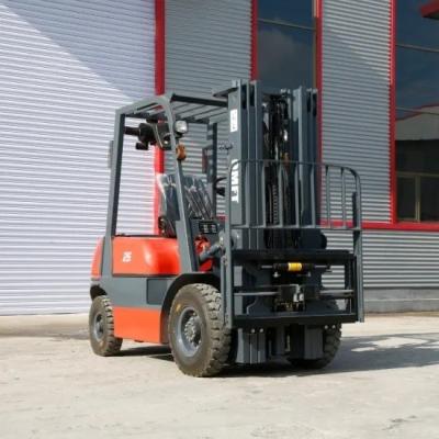 China 2.5ton Diesel Forklift with Chinese or Japanese Engine 3m 3.5m 4m 4.5m 5m 5.5m 6m 7m Mast for sale