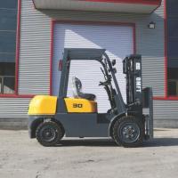 China 3 Ton Forklift with Cab and Japan Motor Min. Turning Radius 2470mm Lift Height 3000-7000mm for sale