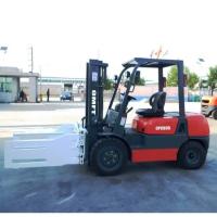 China CPCD 3.5 Ton Steel Rubber Manual Transmission Diesel Forklift with Isuzu C240 Engine for sale