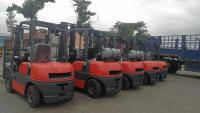 China CPCD 3.5 Ton Steel Rubber Manual Transmission Diesel Forklift with Isuzu C240 Engine for sale