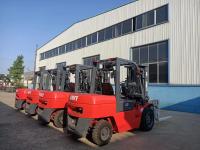 China Hydraulic Transmission 4 Ton Cpcd40 Fork Lift Truck with Cab Diesel Motor Forklift for sale