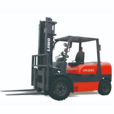 China Lift Machine 4.5ton/5ton Diesel Fuel Engine Forklift with Lift Height 3000-7000mm for sale