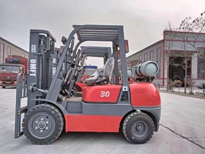 China 3 Ton 3t Counterbalanced Cushion Tire Gasoline and LPG Dual Fuel Forklift Truck Toyota 7 Model Ce ISO for sale