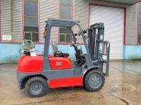 China 3 Ton 3t Counterbalanced Cushion Tire Gasoline and LPG Dual Fuel Forklift Truck Toyota 7 Model Ce ISO for sale