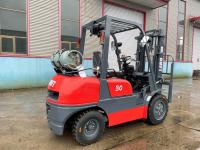 China 3 Ton 3t Counterbalanced Cushion Tire Gasoline and LPG Dual Fuel Forklift Truck Toyota 7 Model Ce ISO for sale