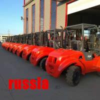China CPQY70 Forklift Truck with Us GM4.3 Engine Petrol Gas Engine Fork 3450X2010X2500mm for sale