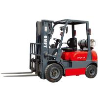 China Easy-to-Maintain 3 Ton Gasoline Forklift with Wide-View Mast and Japan Nissan Engine for sale