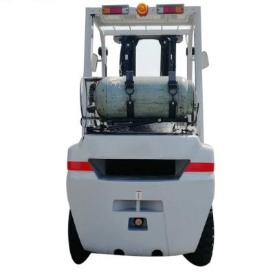 China 3.5ton LPG Forklift with 4.5m Lifting Height Three Stage Mast and Pneumatic or Solid Tires for sale