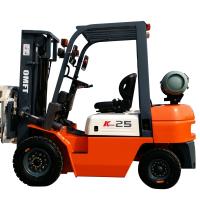 China 2.5ton Gasoline Forklift with Wide-View Mast and Japan Nissan Engine The Stacking Expert for sale