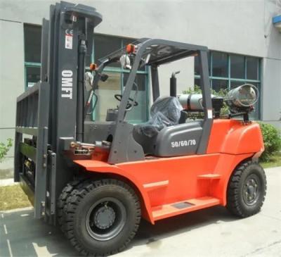 China 6ton 5ton 7ton Big Dual Fuel Forklift LPG Forklift with Lift Height 3000-7000mm Ce ISO SGS for sale