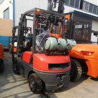 China 2ton Omft Gas Gasoline LPG Propane Petrol Cushion Tyre Forklift with Clamp and Performance for sale