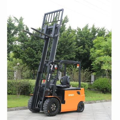 China 2155mm Turning Radius 3ton Mini Electric Battery Forklift with Solid Tires and Side Shift for sale