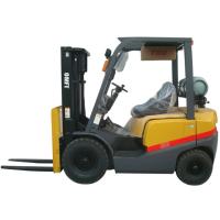 China 4 Wheel Gasoline/LPG/Petrol Reach Forklift with Forklift Positioner and Sideshifter for sale