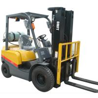 China 4 Wheel Gasoline/LPG/Petrol Reach Forklift with Forklift Positioner and Sideshifter for sale