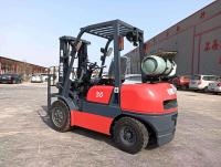 China 3t 3000kgs 3t Cushion Tire Gasoline LPG 3m 4.5m Full Free Mast Dual Fuel Forklift Trucks Toyota Hyster/Yale/Linde 1.5-3.5ton Fork Lift for sale