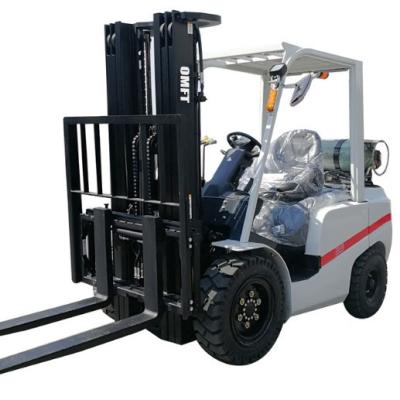 China 3.5ton/2ton/2.5ton/3ton 4 Wheel LPG Petrol Forklift with Forklift Positioner Sideshifter for sale