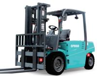 China 5ton 6ton Electric Forklift Truck Battery Operated Forklift Can Work in Container CPD50/60 for sale