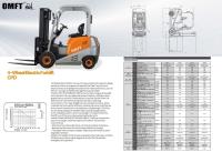 China Electric Forklift with Battery and Charger 3m 3.5m 4m 4.5m 5m 5.5m 6m Mast Steel Rubber for sale