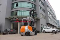 China Electric Forklift with Battery and Charger 3m 3.5m 4m 4.5m 5m 5.5m 6m Mast Steel Rubber for sale