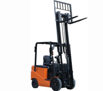 China 1.5ton Electric Forklift Truck Battery Forklift with 3m 3000mm Duplex 2stages Mast for sale