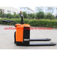 China 2 Ton 2000 Kg Cbd20 Electric Pallet Truck Jack with 24V/210ah Battery and 685X1200mm Fork for sale