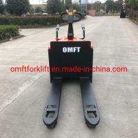 China Electric Pallet Truck Jack 3 Ton 3000 Kg Battery Operated Steel PU Steering EPS Ce ISO for sale