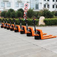 China 1300 Kg 1.3 Ton Cbd13A Semi Electric Mini Hand Pallet Truck Jack for Material Handling for sale