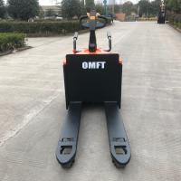 China 3000kg Capacity Electric Pallet Truck with EPS Steering and Durable Steel PU Material for sale