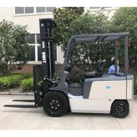 China 3500kgs Capacity Electric Forklift with 6m Full Free Mast Triplex and Pneumatic Tyre for sale