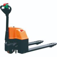 China 205mm Lift Height Mini Walking Type Battery Powered Pallet Truck 1.5 T with DC System for sale