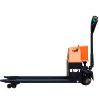 China 205mm Lift Height Mini Walking Type Battery Powered Pallet Truck 1.5 T with DC System for sale