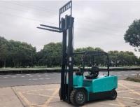China 4345mm Min Right Angle Aisle Width 4ton Electric Forklift Truck with Curtis Battery for sale