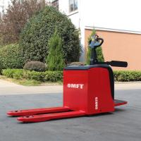 China Full Electric Pallet Truck with 205mm Lift Height and Pedal 2.0ton 2.0 T CE Approved for sale