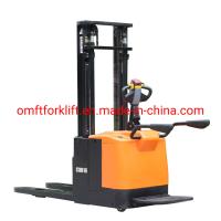 China 1600 Kg Cdd16 EPS Stand-on Full Electric Battery Operated Pallet Stacker Truck Jack Ce ISO for sale