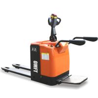 China Lift height 205mm Electric Pallet Truck with Curtis Controller 2 T 2000kg Load Capacity for sale